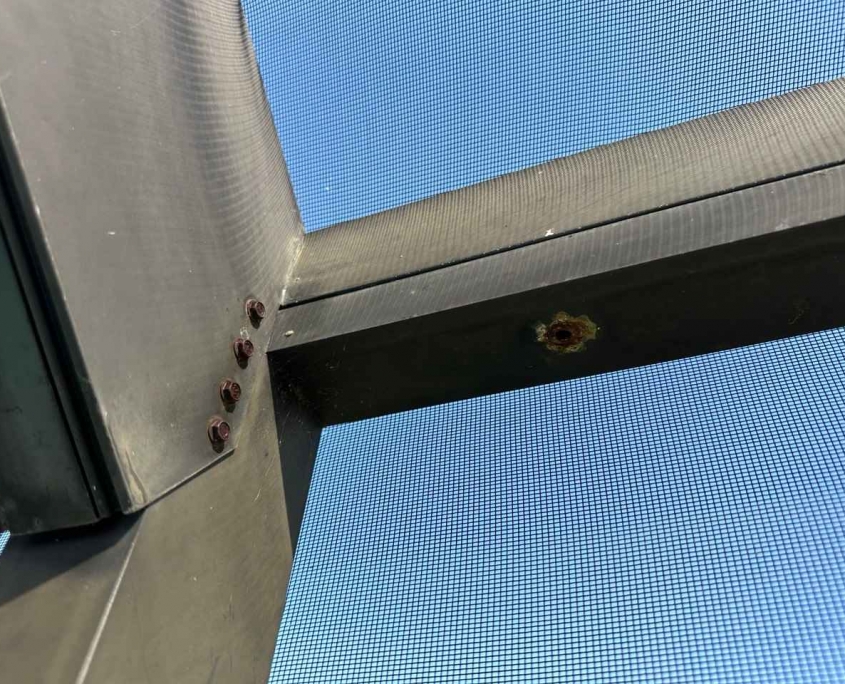 Replacing Rusty Screws at Screen Pool Enclosures - Screen Factory Florida